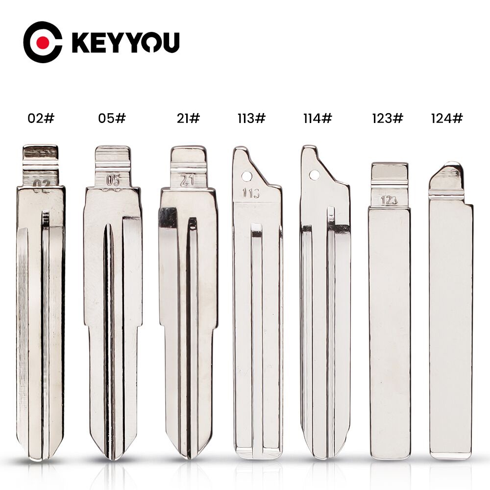 Wholesale Metal Blank Key Blade Toyota Flip Key For Vios Fortuner Wigo ...