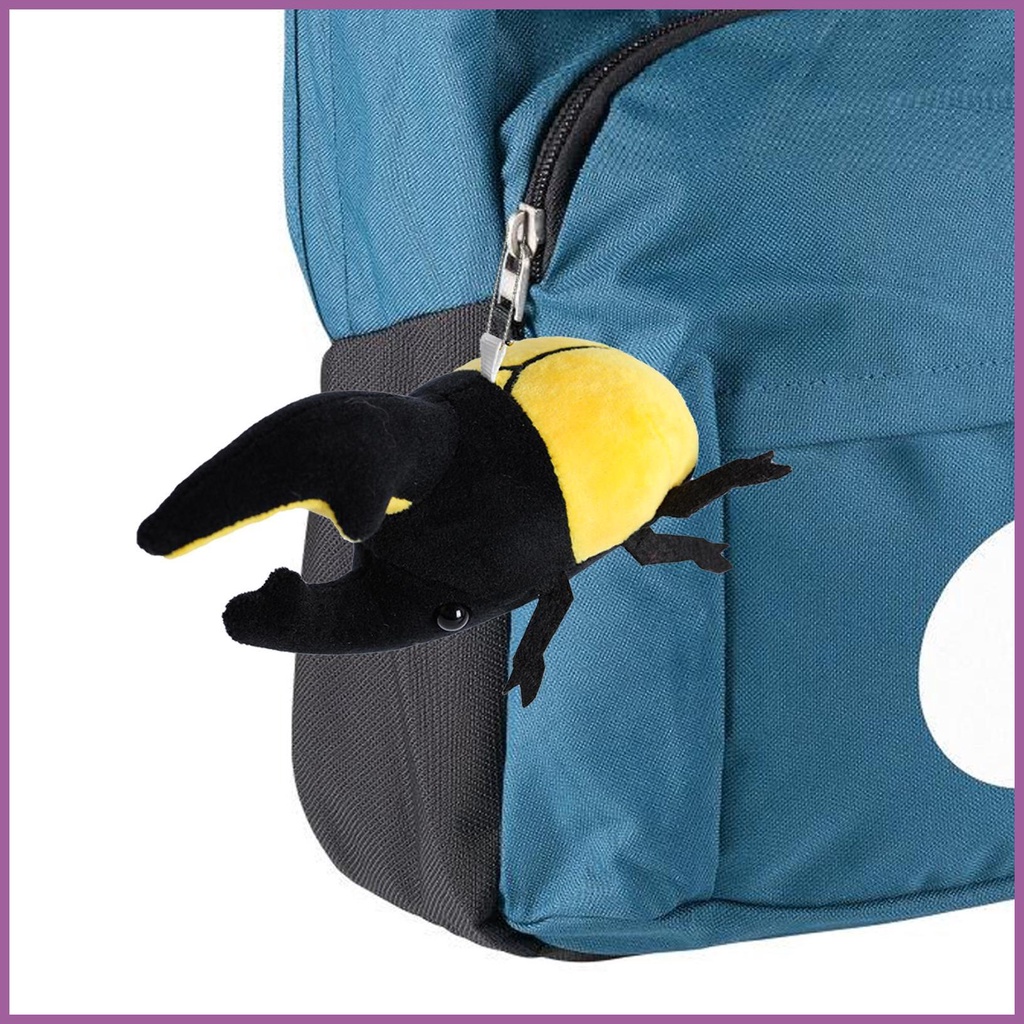 Beetle Plush Realistic Chalcosoma Atlas Animal Crustaceans Model ...