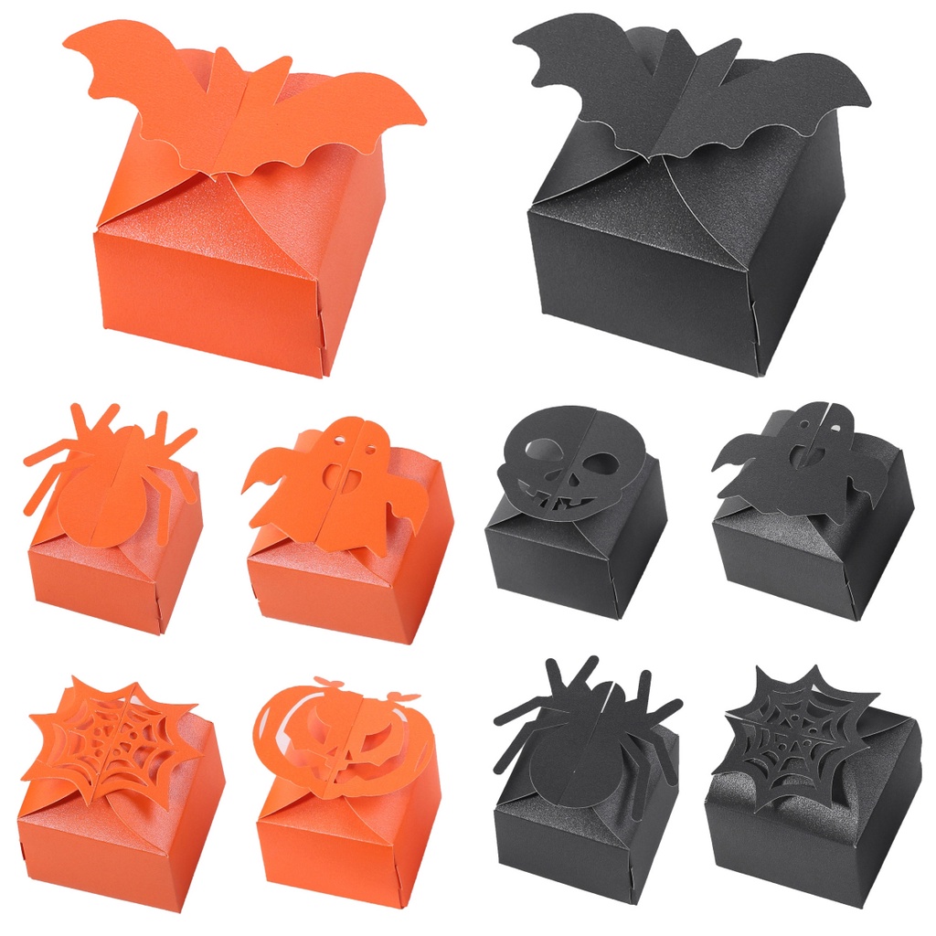 1pc Mini Cute Halloween Candy Box with A Spooky Boo and Ghost Design ...