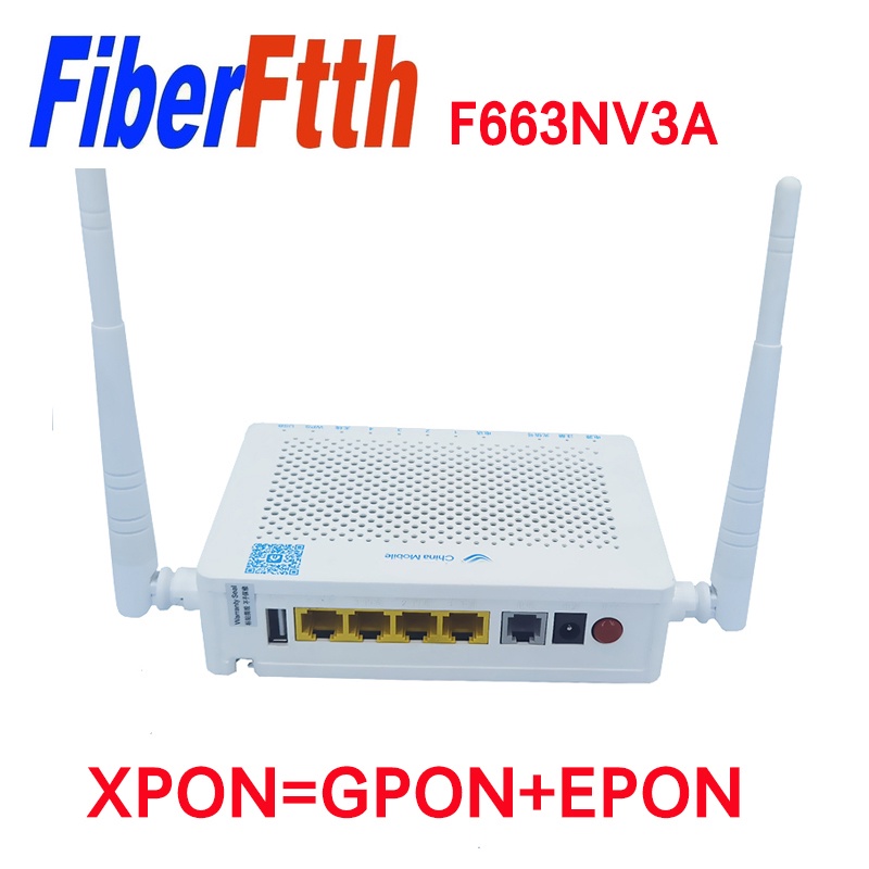 GPON EPON ONUOriginal New F663NV3A 1GE+3FE+1TEL+1USB+WiFi English Version Fiber Modem Network ...