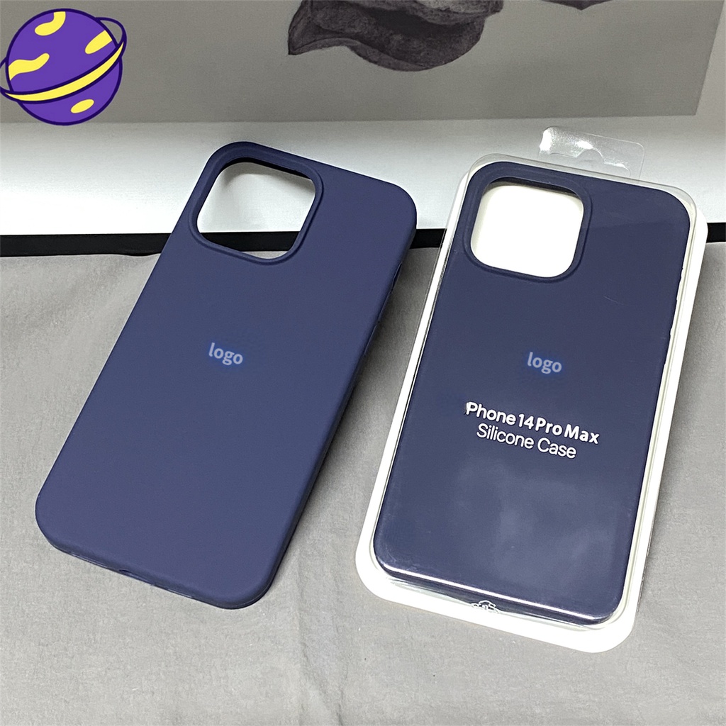 Midnight Blue1:1 Apple 15 Silicone Case for IPhone 16 15 14 13 12 11 ...
