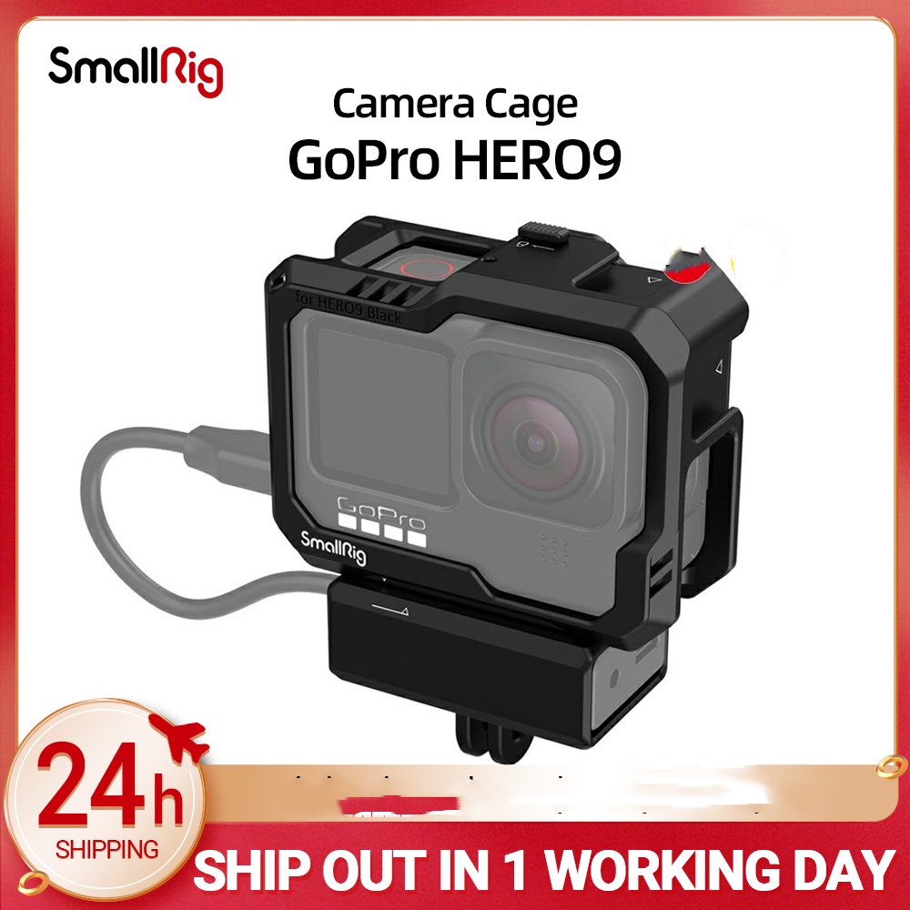 SmallRig Black Full Action Camera Cage For GoPro HERO9 /GoPro HERO10 ...
