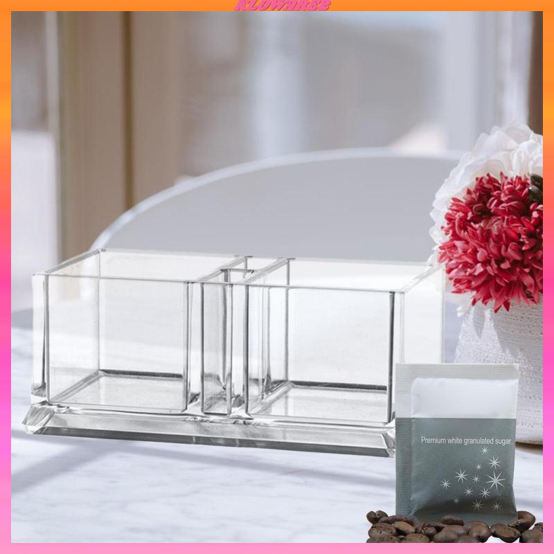 [Kloware2] Acrylic Sugar Packet Holder Sugar Packets Creamers Bowl ...