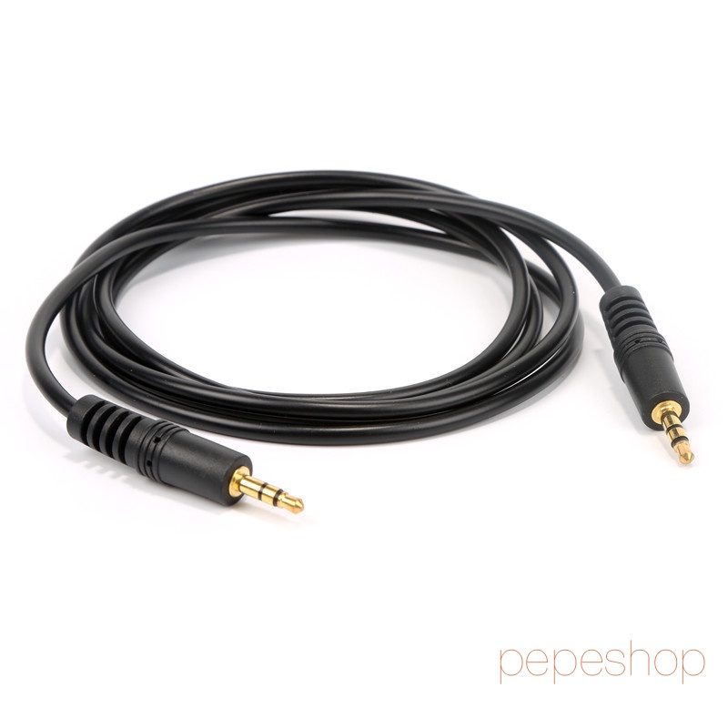 1.5M 3.5mm Male to 3.5mm Jack Male AUX Audio Stereo Head Cable | Shopee ...