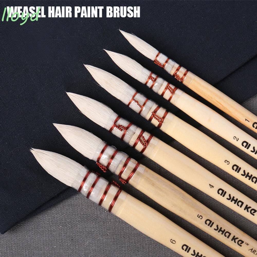 LLOYD1 Paint Brushes Oil Painting Weasel Hair Acrylic Painting Drawing ...
