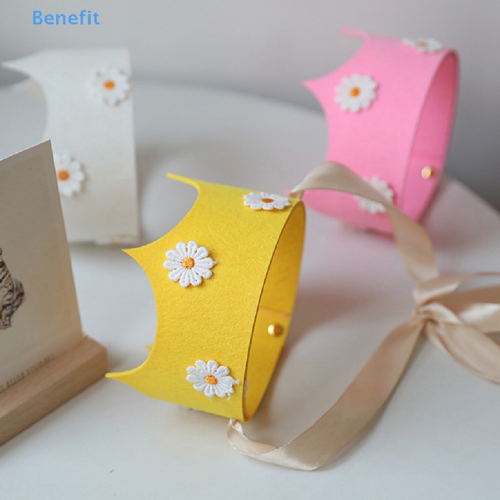 Benefit> Kids Daisy Birthday Party Crown Yellow Pink Flower Hat 3 4 5 6 ...