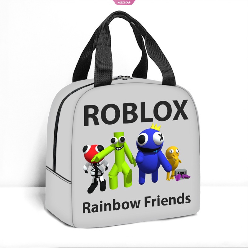 Rainbow Friends Anime Cooler Lunch Box Kids Women Portable Insulated ...