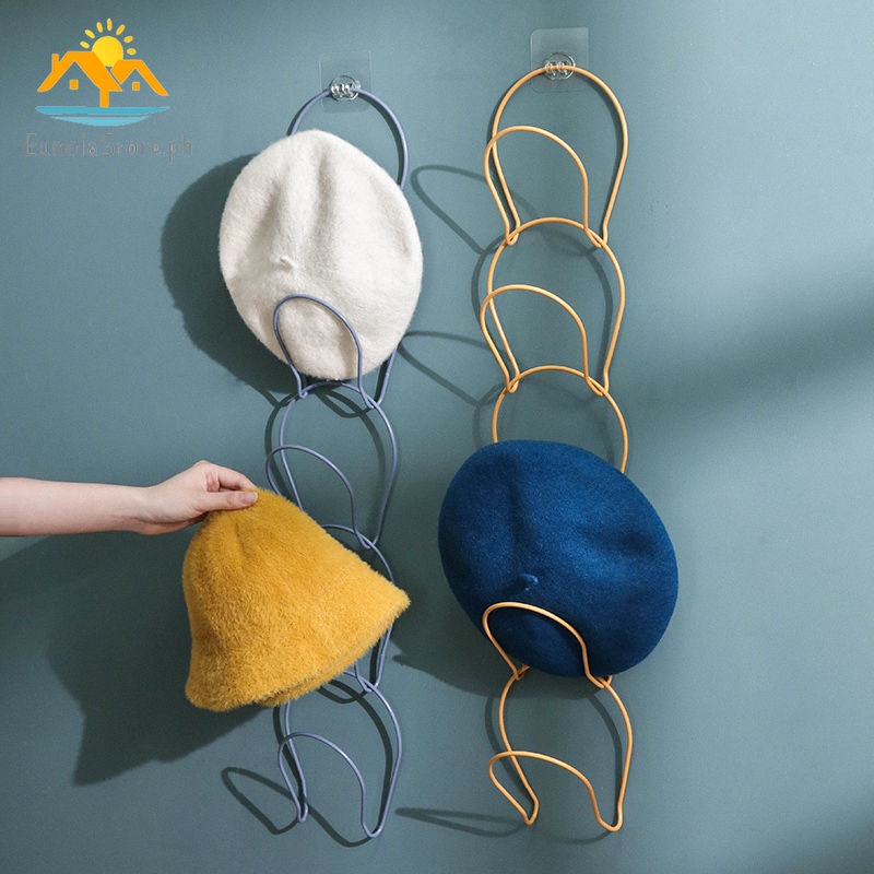 Foldable Wall Hook Hanger Hat Hanging Hook Hat Storage Rack Home Wall ...