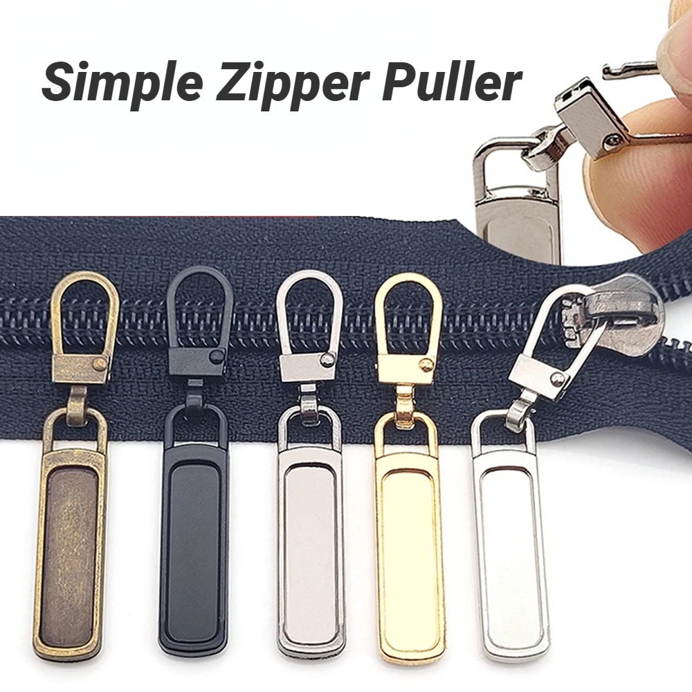 Simple Metal Detachable Zipper Puller for Replacing Luggage Handbags ...