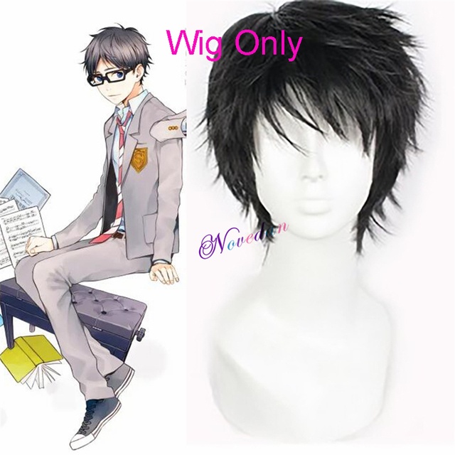 Your Lie In April Anime Cosplay Costume Arima Kousei Miyazono Kaori Wig ...