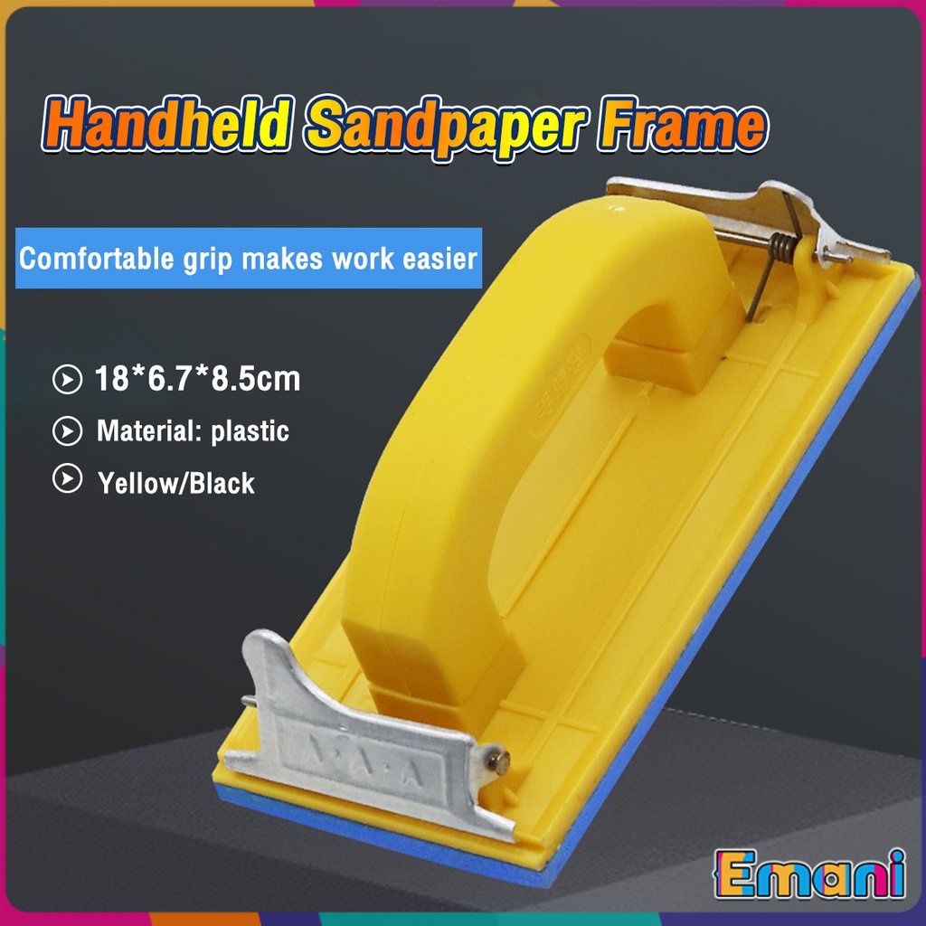 Handheld Sandpaper Sheet Frame Holder Anti-slip Hand Sandpaper Holders ...