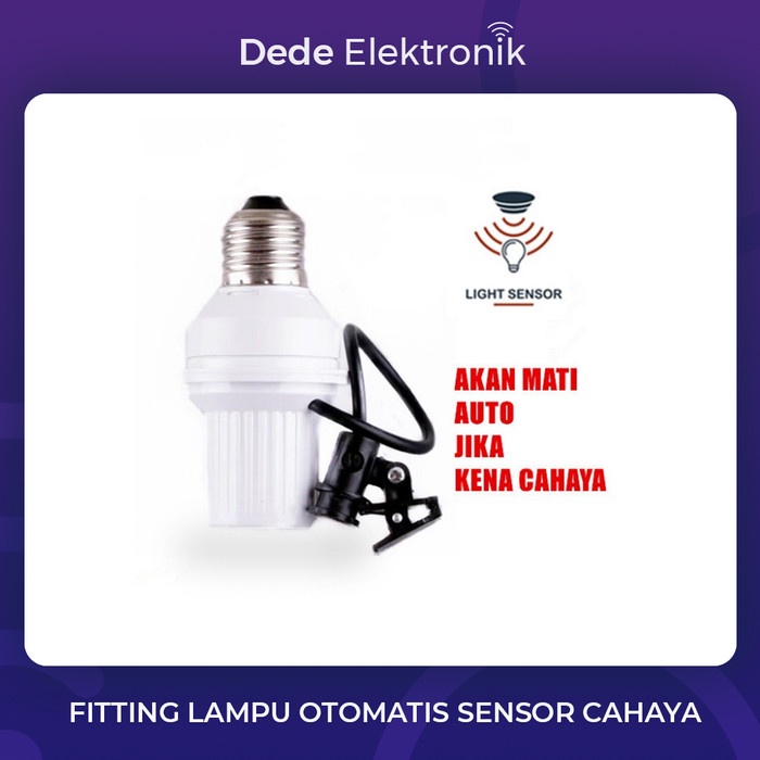 CAHAYA E27 Automatic Light Sensor Light Fittings Day Night Automatic ...