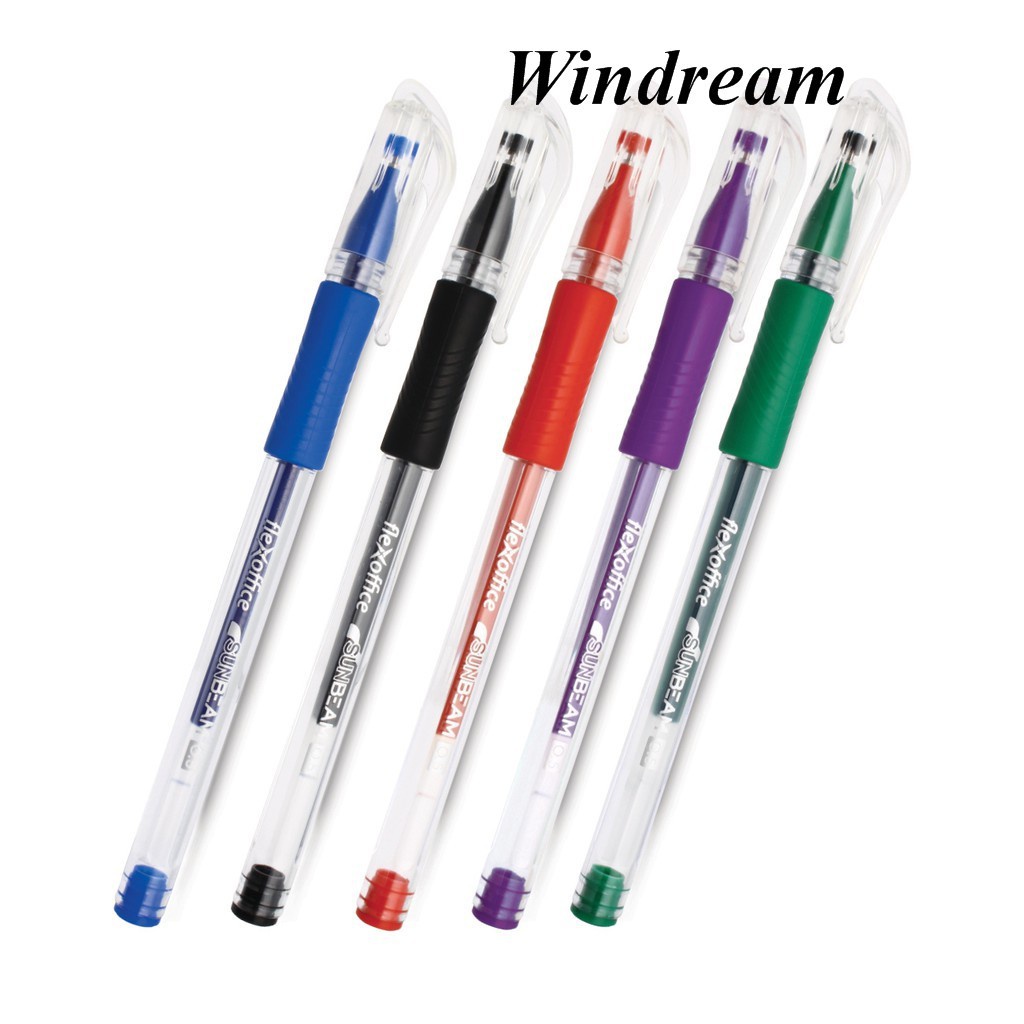 Flexoffice Sunbeam gel pen 0.5 multi color | Shopee Philippines