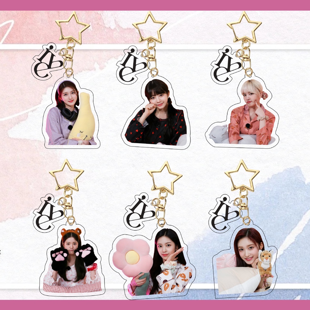 Kpop IVE LEESEO YUJIN Acrylic Keychain Bag Charm Accessory | Shopee ...