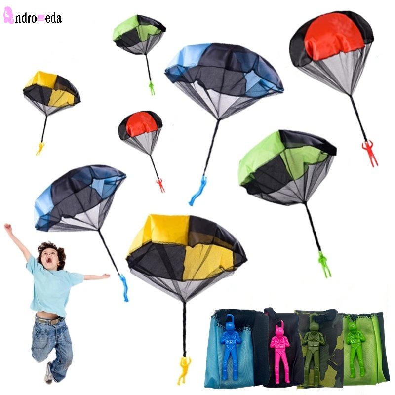 Multi-colored Interactive Children Fly Parachute Sport Educational Toy ...