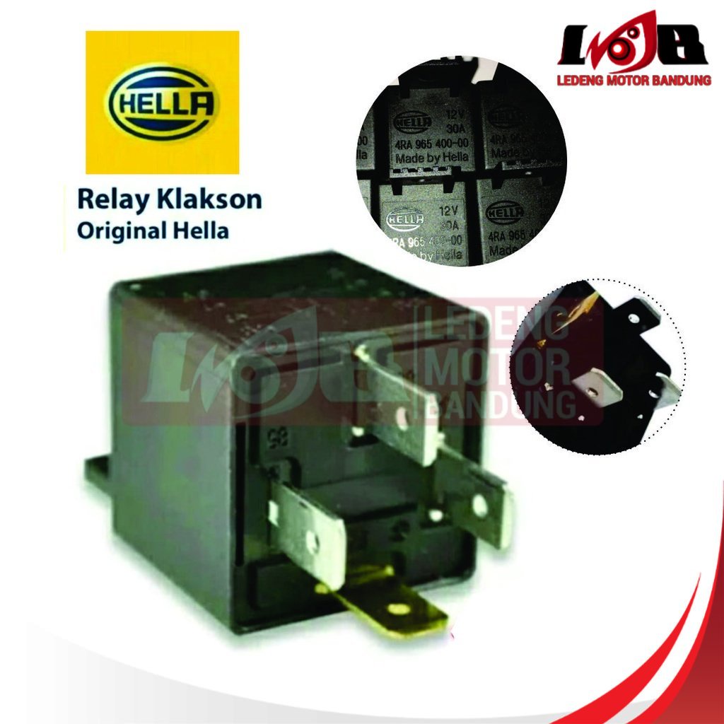 Hella Relay Leg-4 12v 30a Horn Relay Original Hela Relay Light Relay ...