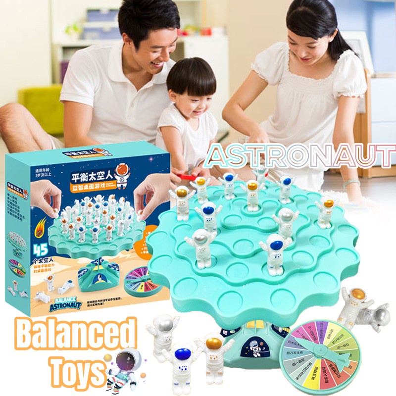 【COD】Balance Tree Game Educational Toy Balancing Astronaut Board Game ...