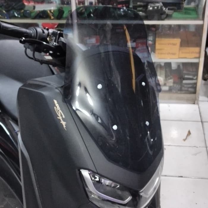 HITAM PUTIH New Nmax 2020 windshield Visor, XMAX model, Black and White ...