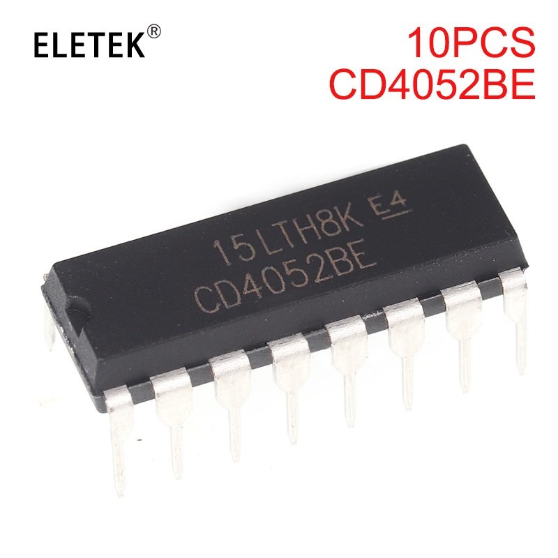 10Pcs CD4052BE DIP-16 CD4052 4052BE New | Shopee Philippines