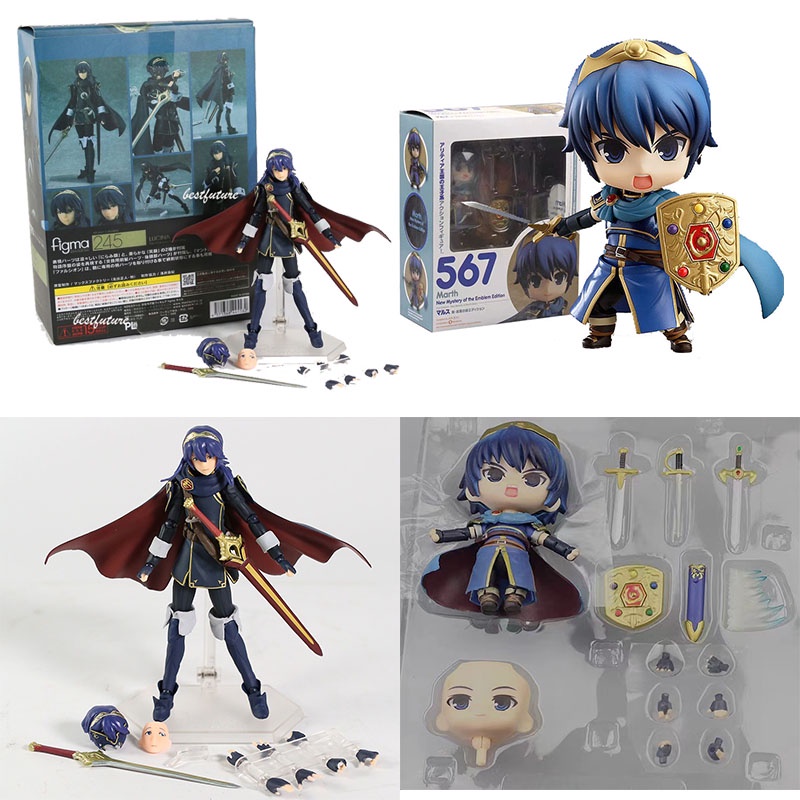 Fire Emblem Figma 245 Awakening Luqina Nendoroid 567 Marth Action ...