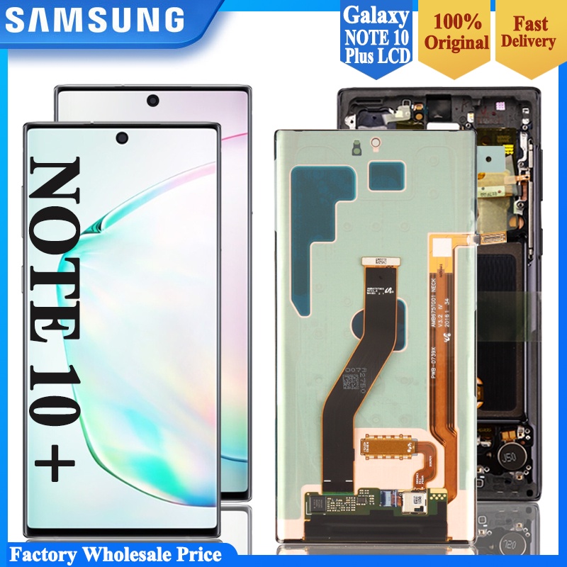 6.8' ORIGINAL Super AMOLED for SAMSUNG Galaxy Note 10 Plus Note10 N975 N9750 LCD Display Tool ...