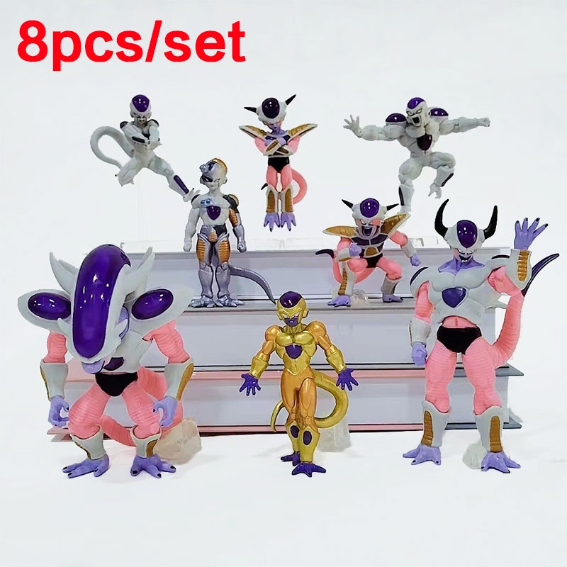 8pcs/set Anime Figure Dragon Ball Z Freezer Complete Set Figurine ...