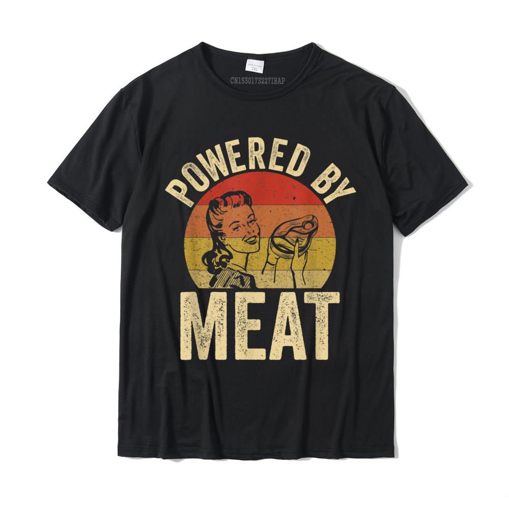 Men's Large T-shirt Vintage Powered By Meat Carnivore Woman Meat Eater ...