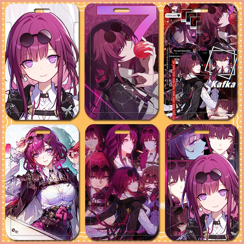 Anime Cartoon Honkai Star Rail Kafka DIY Name Tags Student School ID ...