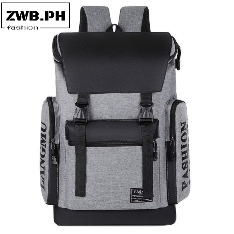 Men's backpack Korean fashion tooling style large capacity waterproof ...