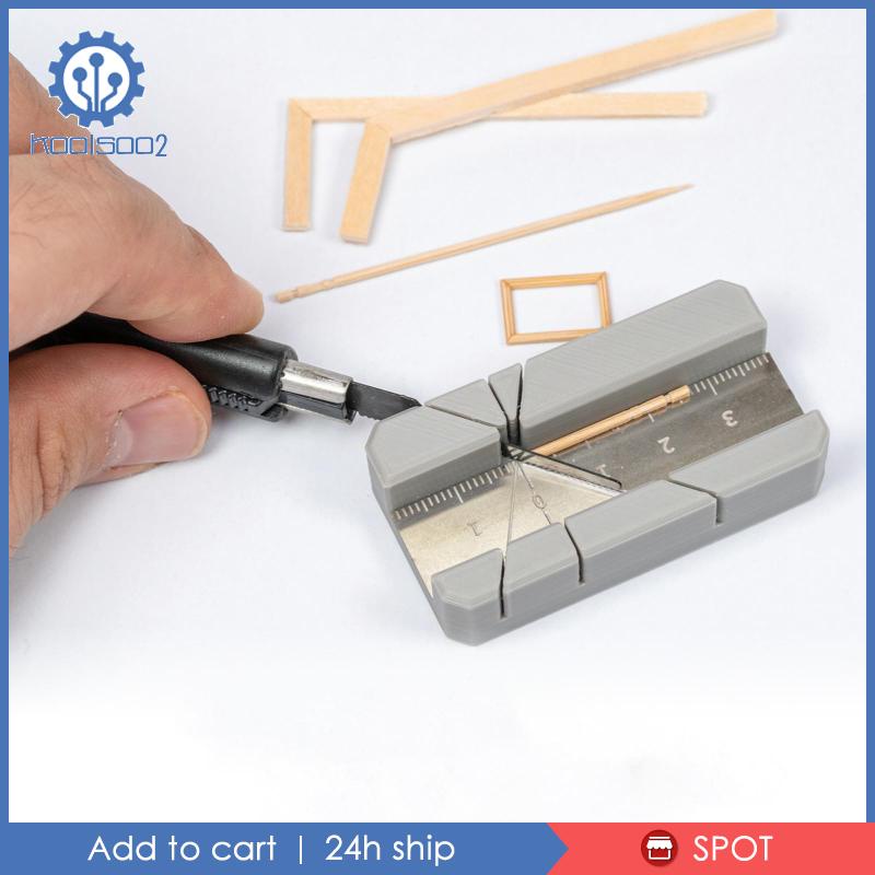 [Koolsoo2] Model Angle Cutter Tool Duable Small Miter Box for Model ...