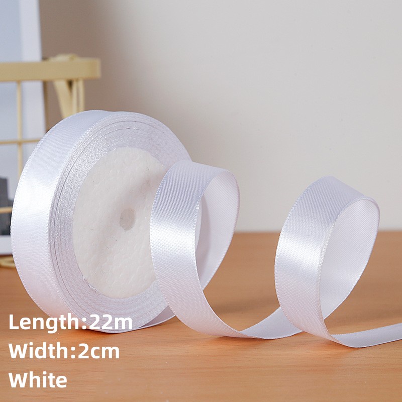 (2cm/25 yards/roll) Satin Ribbon Wholesale Gift Packing Christmas ...