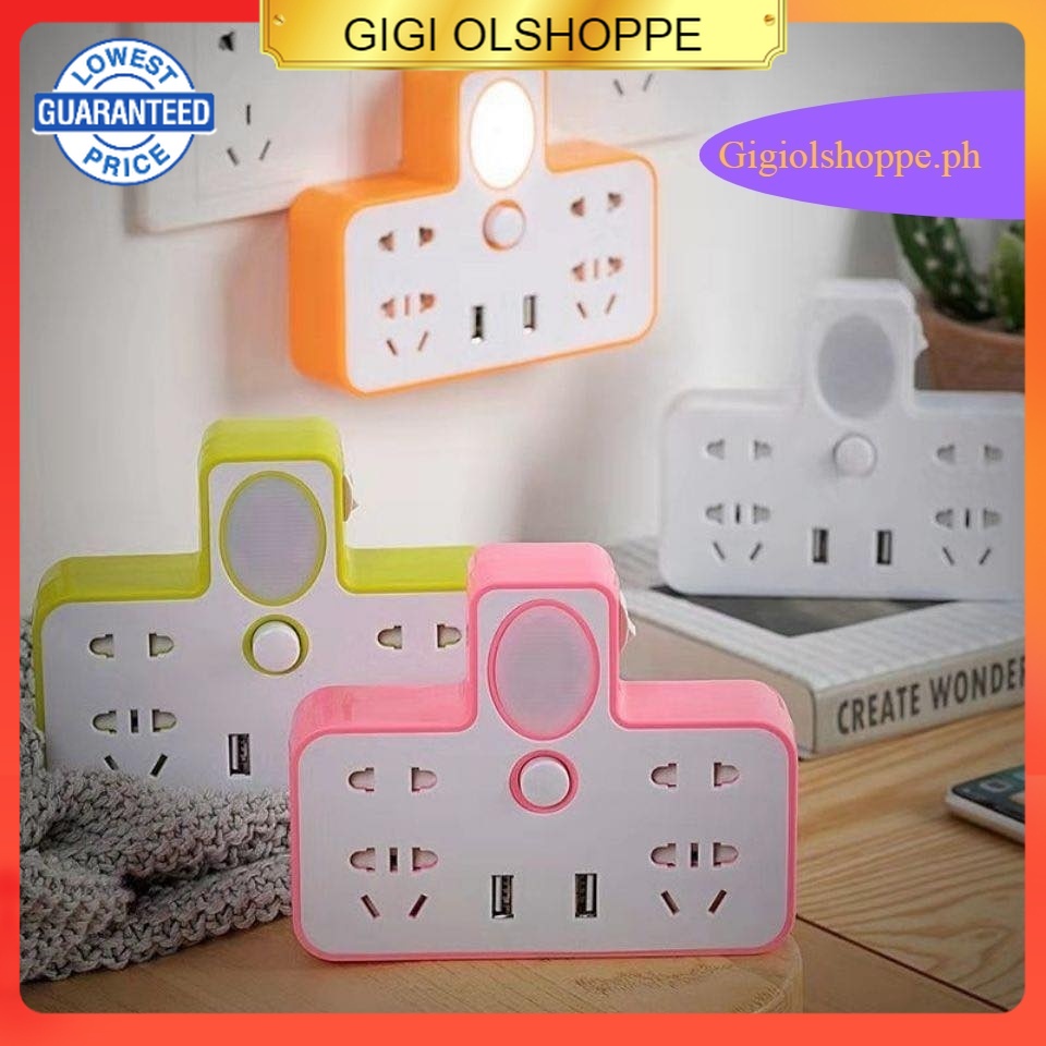 Gigi Universal Power Outlet with USB Port SMART SAFETY SOCKET | Shopee ...