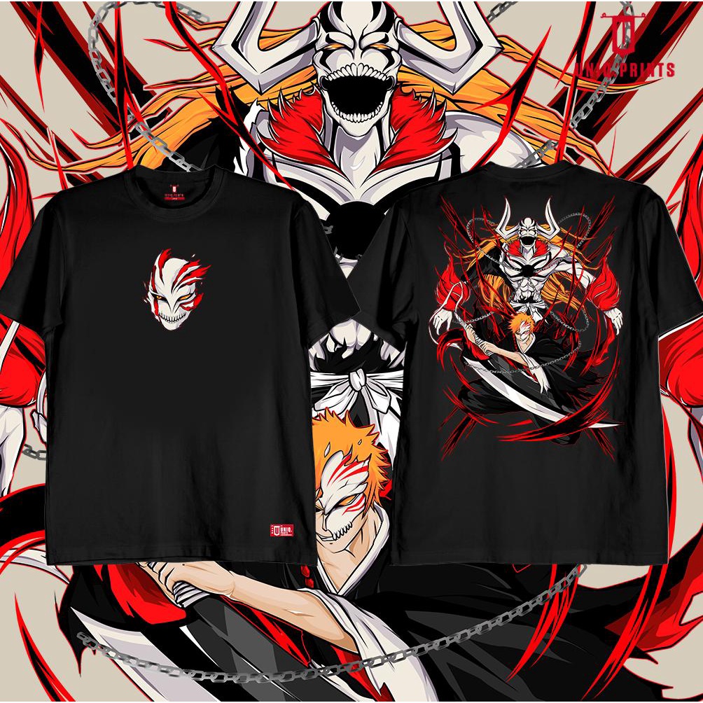 UNIQ.PRINTS BLEACH ICHIGO KUROSAKI GRAPHIC COTTON TSHIRT FOR MEN AND ...