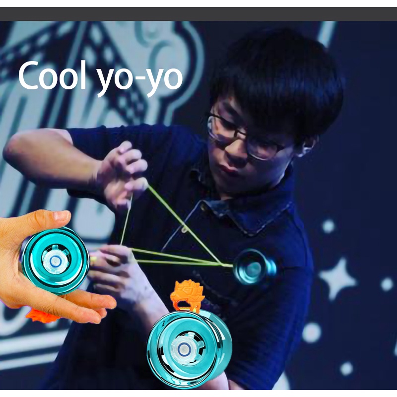 Led Light Aluminum Alloy Magic Yoyo Responsive High-Speed Yoyo With ...