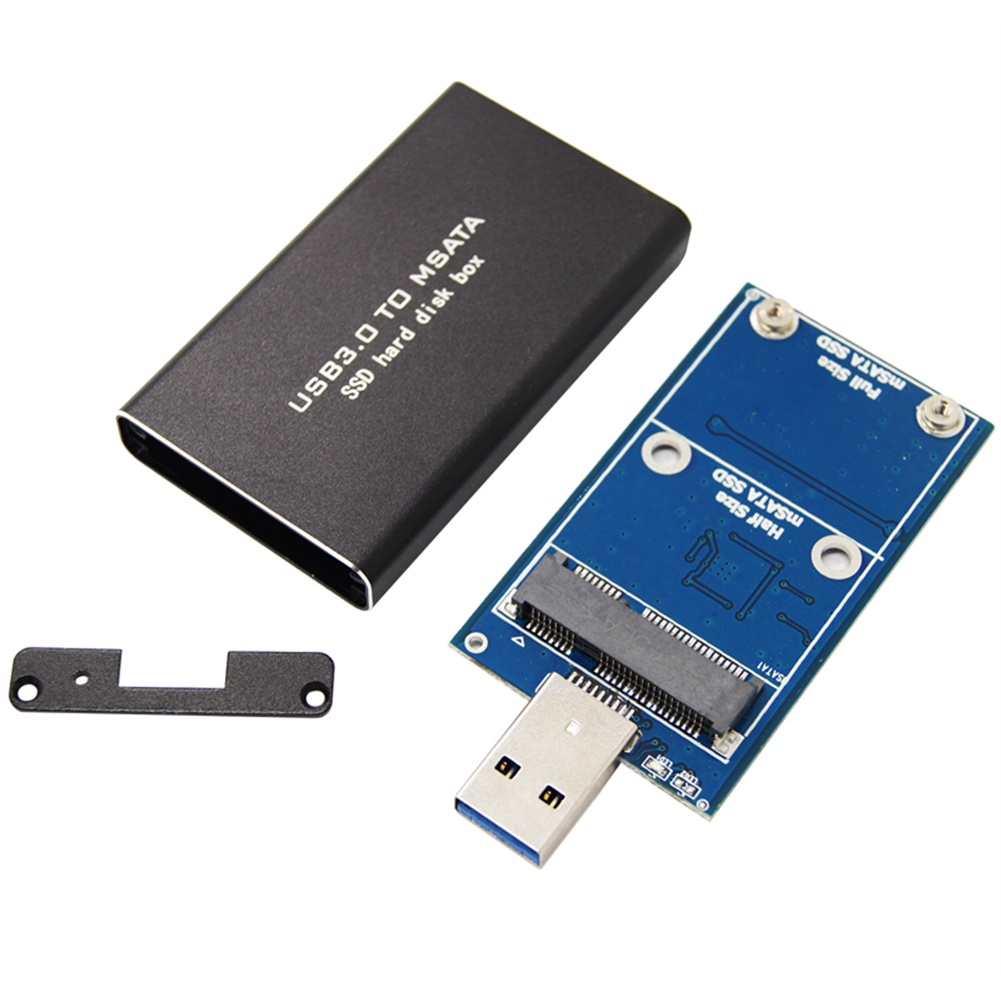 Mini SSD MSATA To USB 3.0 Hard Drive Case 6Gbps SSD Converter Adapter ...