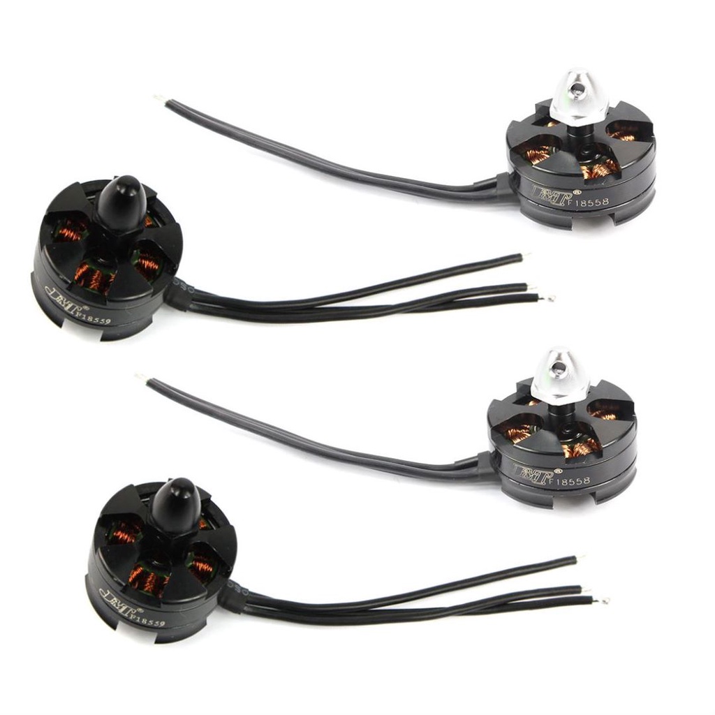 JMT 4Pcs 2204 2300KV Brushless Motor CCW CW for DIY Mini Multirotor ...