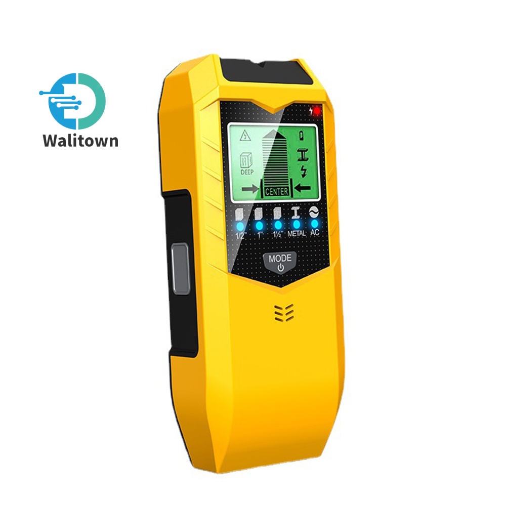 SH402 5 in 1 Handheld Wall Metal Detector with Digital LCD Screen and ...