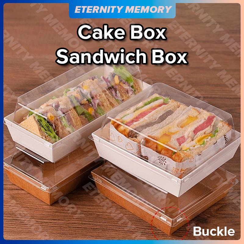 Square Cake Box,4 Inch Kraft Box,Cake Box,Cake Paper Box, Mini Cake Box ...