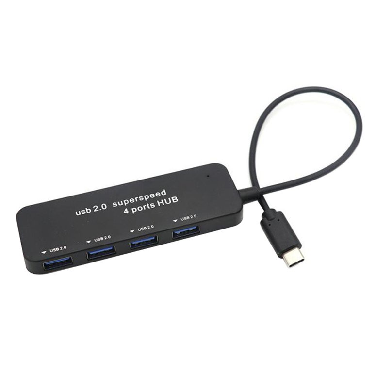 USB 2.0 HUB 4-port High Speed USB Hub Cable Splitter For Multi-device ...