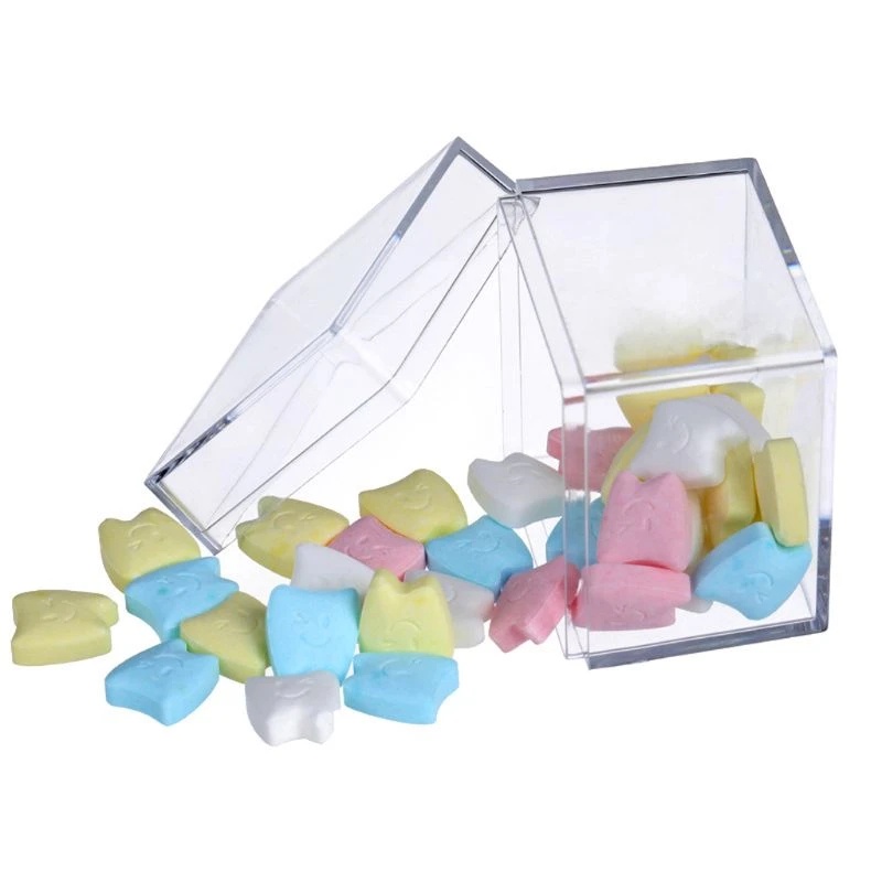 1Pcs Acrylic Candy Box/Square Food Storage Box with Lid/Chocolate ...