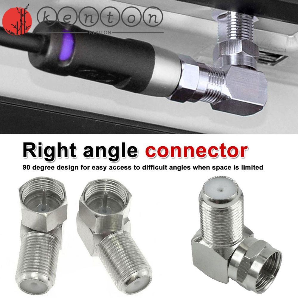 KENTON Aluminium Alloy Adapter Socket RG5 RG6 TV Aerial Cable Connector ...