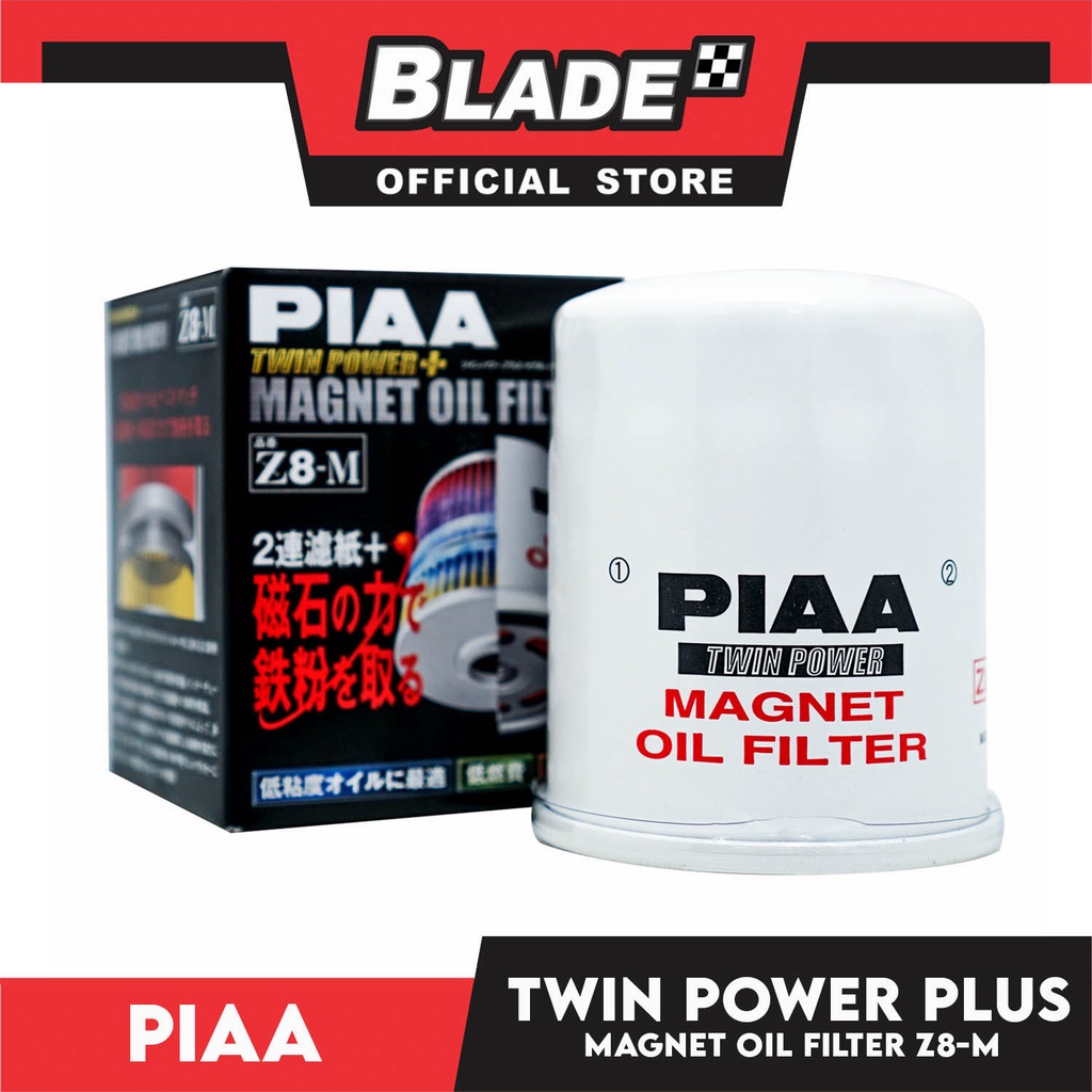 Piaa Twin Power Magnet Oil Filter Z8-M -Premium Quality Engine Oil Filter from Japan | Shopee ...