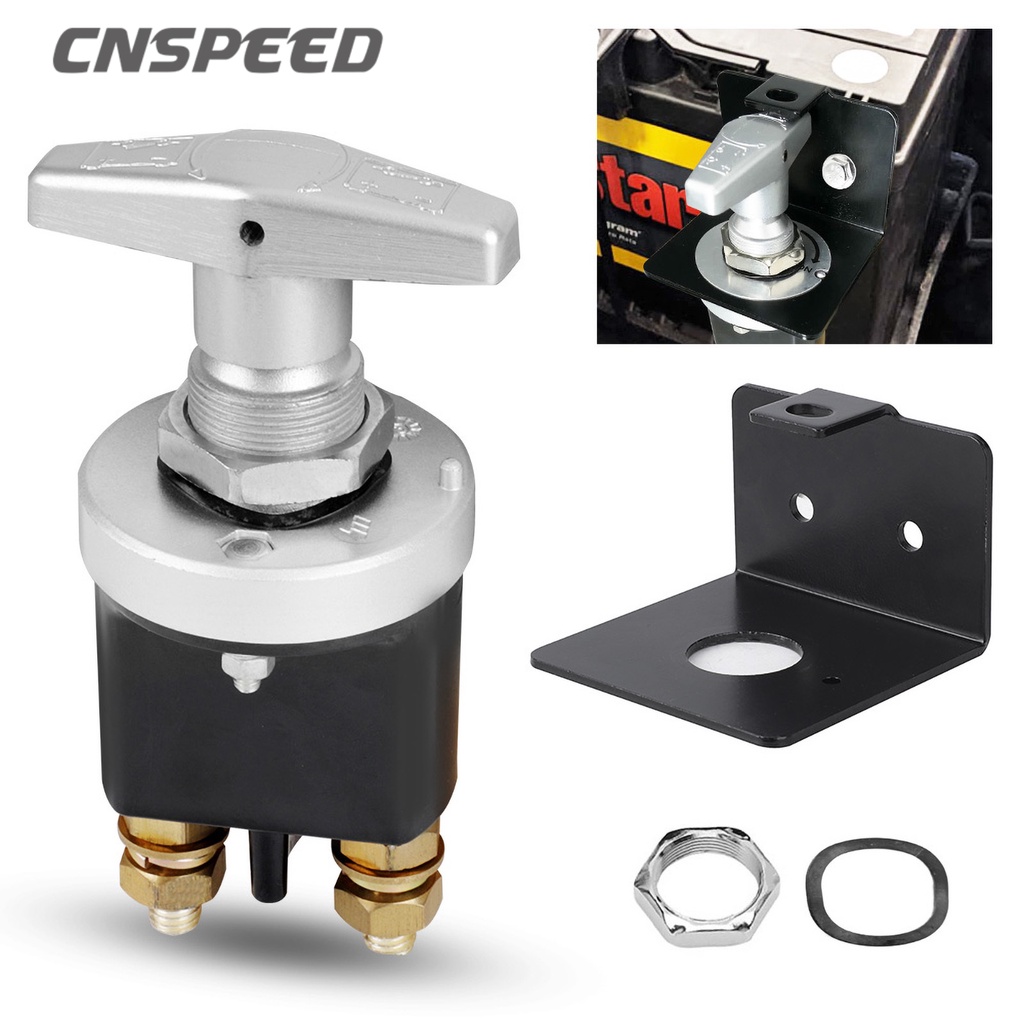 CNSPEED Heavy Duty 12V Battery Circuit Cutter Disconnecter Isolator ...