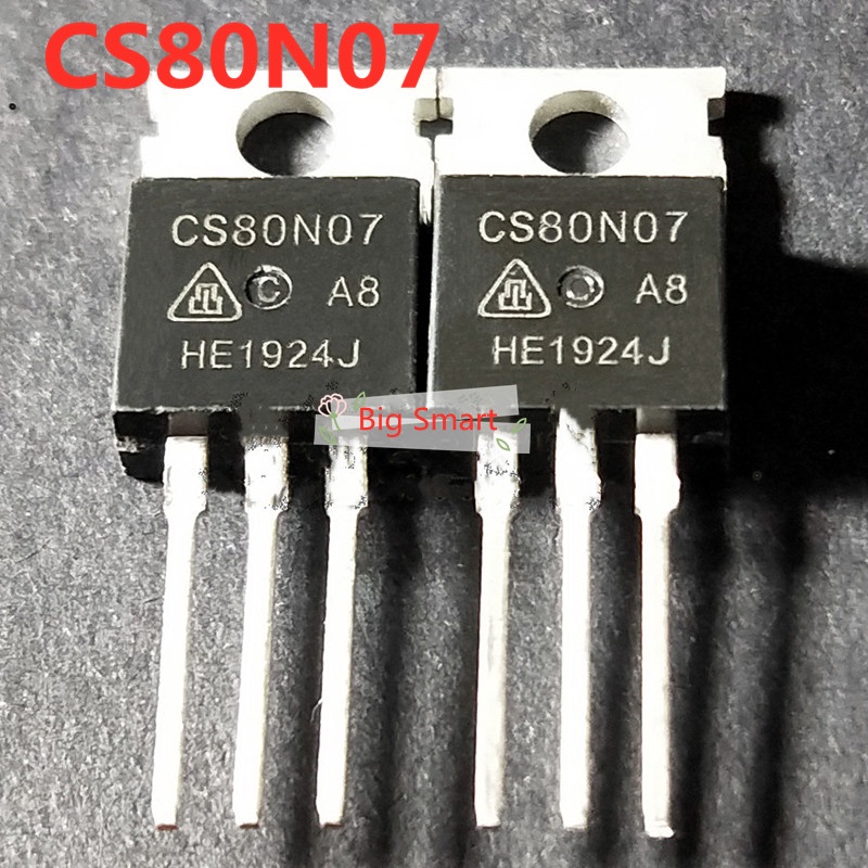 5 pcs CS80N07 80A 70V TO-220 CS80N07 A8 Electric Vehicle Controller ...
