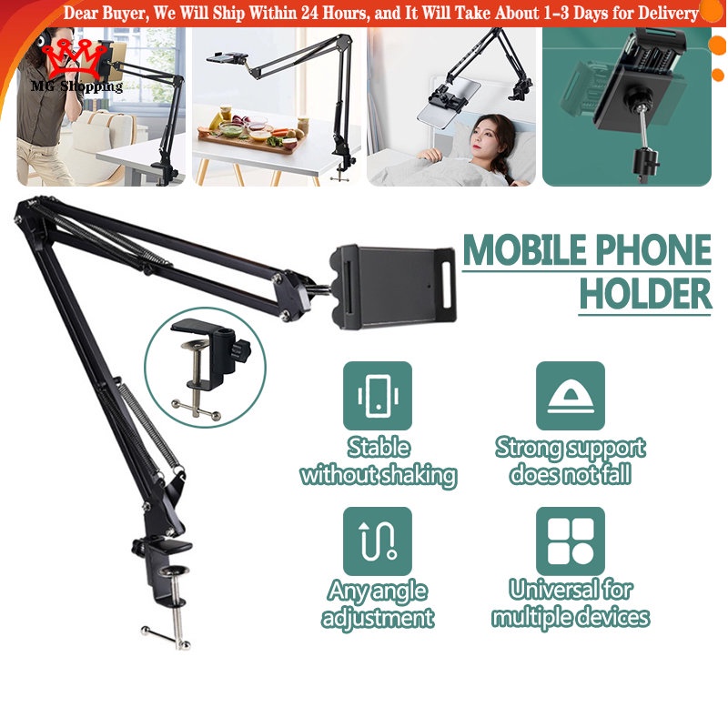 Rotating flexible desktop mobile phone holder fixed lazy holder ...