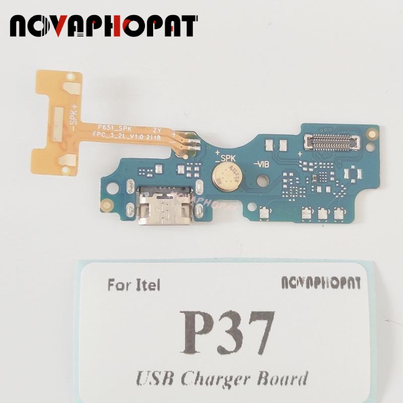 Novaphopat For Itel P37 P651W USB Dock Charger Port Plug Headphone Audio Jack Microphone MIC ...