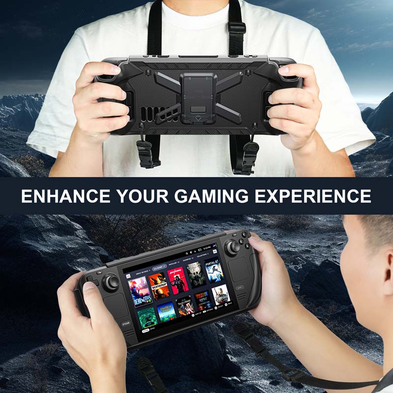 for Valve Steam Deck protective case SteamDeck stand cover holder with ...