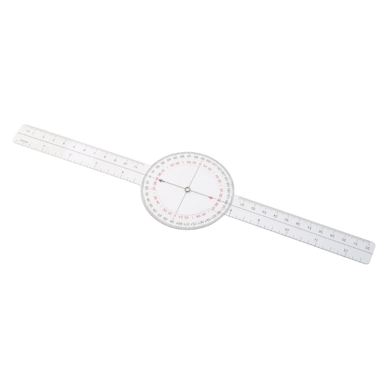 PCF* Portable Medical Ruler with Clear Scale 360 Degree Goniometer ...