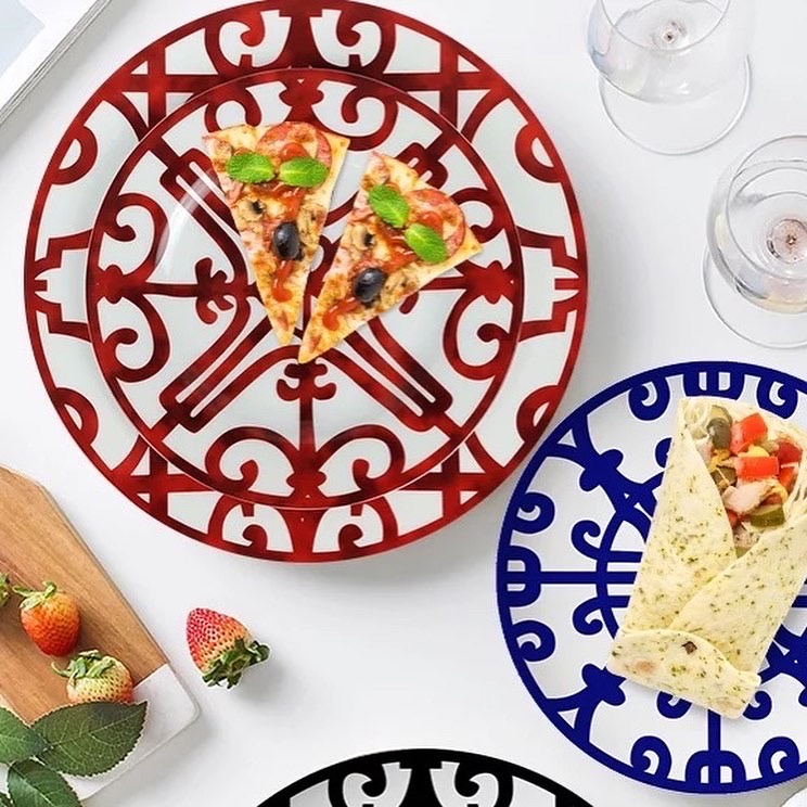 Livingplus Elegant Fine Bone China Plates Dinner Set | Shopee Philippines