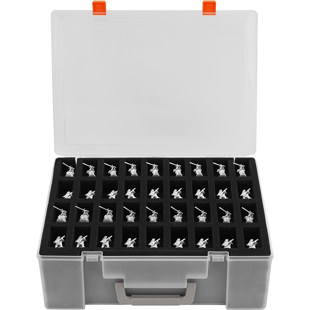 Miniature Storage Sturdy Carrying Figure Case -108 Slot Figurine ...